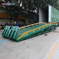 China 11m Mobile Dock Ramp Hydraulic Ramp For Container Unloading for sale