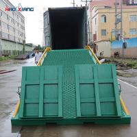 China 10 Tons Mobile Dock Ramp Diamond Mesh Hydraulic Loading Dock Ramps for sale