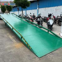 China 10m Heavy Duty Portable Loading Ramps 8T 8000kg Steel Portable Yard Ramp for sale
