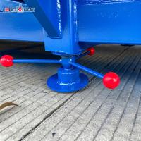 China Diamond Mesh Hydraulic Dock Ramp 10000kg Portable Loading Dock Platform for sale