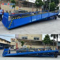 China 1m High Guardrail Mobile Dock Ramp Loading Dock Ramps For Forklift for sale