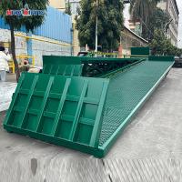 China 10m Heavy Duty Portable Loading Ramps 8T 8000kg Steel Portable Yard Ramp for sale