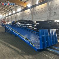 China Color Customized Mobile Dock Ramp / Blue 15400mm Overall Size for sale