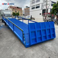 China 1m High Guardrail Mobile Dock Ramp Loading Dock Ramps For Forklift for sale