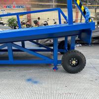 China 10 Meters Custom Moveable Loading Dock 10 Tons Fixed Height Mobile Forklift Ramp for sale