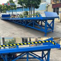 China 10 Meters Custom Moveable Loading Dock 10 Tons Fixed Height Mobile Forklift Ramp for sale