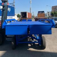 China Steel Loading Unloading Dock 10T-20T Mobile Ramp For Forklift for sale