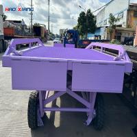 China Purple Portable Truck Dock Ramps 20000kg Temporary Loading Dock for sale