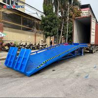 China Ground 10T Portable Loading Dock Yard Ramp Moveable Dock Ramp for sale
