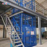 China 1T First Floor Outdoor Cargo Elevator Hydraulic Cargo Lift For Workshop for sale