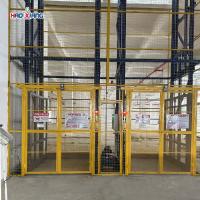 China Yellow 2 Ton Hydraulic Residential Cargo Lift Electric Freight Lift Elevator for sale
