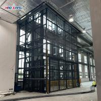 China Guide Rail Lift Platform Guide Rail Freight Elevator For Warehouse Logistics Customizable for sale