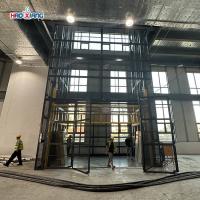 China 10 Tons 10 Meters High 2 Layers Hydraulic Cargo Elevator For Garage Use for sale