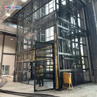 China 10 Tons 10 Meters High 2 Layers Hydraulic Cargo Elevator For Garage Use for sale