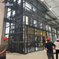 China 10m High Industrial Goods Lift 2 Storey Hydraulic Cargo Elevator for sale