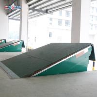China 10t Loading Dock Equipment Blue Dock Plates For Warehouse for sale