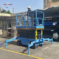 China Solid Tire Small Scissor Lift 0.3T-1.5T One Man Scissor Lift for sale