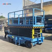 China Industrial Mobile Platform Lift 0.3T Portable Electric Scissor Lift for sale