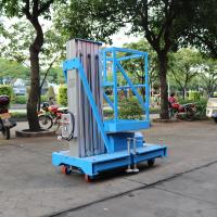 China Mast Aluminum Alloy Hydraulic Lifting Platform Height Adjustable for sale