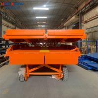 China Pneumatic Tire 12T Folding Ramp For Efficient Loading At Distribution Centers for sale
