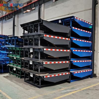 China 10 Tons Unloading Hydraulic Dock Plate Warehouse Fixed Hydraulic Dock Leveler Hydraulic Dock Ramp for sale