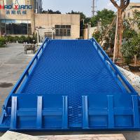 China 10-Meter Manual Dock Ramp With 10-Ton Capacity For Efficient Heavy Loading for sale