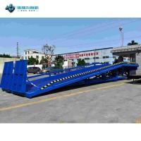 China Mobile Dock Ramp-Rated Load 10 Tons Total Length 11 Meters Truck Loading And Unloading Blue for sale
