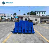 China Mobile Dock Ramp-Rated Load 10 Tons Total Length 11 Meters Truck Loading And Unloading Blue for sale