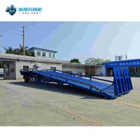 China Mobile Dock Ramp-Rated Load 10 Tons Total Length 11 Meters Truck Loading And Unloading Blue for sale