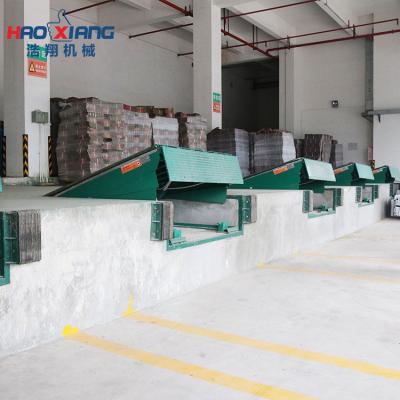 China Hydraulic Dock Leveler Load And Unload Goods Green 220V for sale