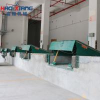 China Hydraulic Dock Leveler Load And Unload Goods Green 220V for sale