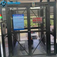 China Hydraulic Cargo Elevator Indoor Outdoor 8m Stroke Grey Cargo Lift Elevator for sale