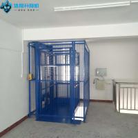 China 10m 500kg-20000kg Hydraulic Cargo Lift Indoor Goods Lift For Warehouse Hydraulic Goods Elevator for sale