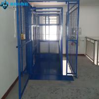 China 10m 500kg-20000kg Hydraulic Cargo Lift Indoor Goods Lift For Warehouse Hydraulic Goods Elevator for sale
