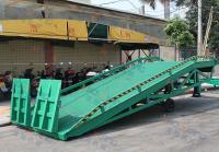 China 10T-10M Customized Green Loading And Unloading Goods Hydraulic Dock Ramp for sale