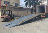 China 10 Meters 10 Tons Grey Portable Truck Dock Ramps Temporary Loading Dock Steel Loading Ramp For Enhanced Efficiency In Warehouses for sale