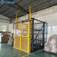 China Heavy Load Hydraulic Lift Hydraulic Cargo Lift Elevator With Emergency Stop Smooth Vertical Transport for sale