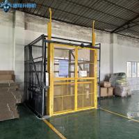 China Heavy Load Hydraulic Lift Hydraulic Cargo Lift Elevator With Emergency Stop Smooth Vertical Transport for sale
