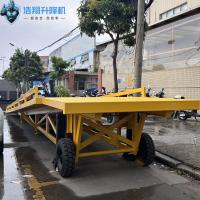 China Yellow Loading And Unloading Portable Dock Ramp For Enhanced Efficiency In Warehouses for sale