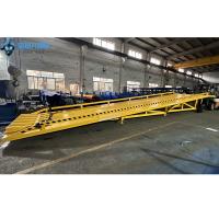 China Yellow Loading And Unloading Portable Dock Ramp For Enhanced Efficiency In Warehouses for sale