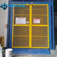 China 8m 500kg-2000kg Hydraulic Guide Rail Lift Machine Configuration for sale
