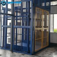 China 8m 500kg-2000kg Hydraulic Guide Rail Lift Machine Configuration for sale