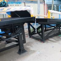 China 10T-10M Customized Black Segmented Portable Loading Docks Hydraulic Dock Ramp for sale
