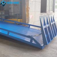 China 10T-10M Customized Blue Loading And Unloading Goods Hydraulic Dock Ramp for sale