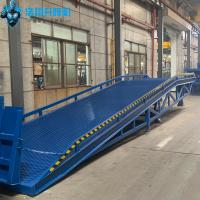 China 10T-10M Customized Green Loading And Unloading Goods Mobile  Dock Ramp for sale