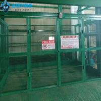 China 6m Green Warehouse Elevator Lift 20000kgs Warehouse Goods Lift Self Customized for sale