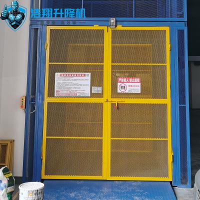 China 6m High 500kg-20000kg Industrial Indoor Goods Lift Hydraulic Cargo Elevator for sale