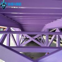 China 20T-12M Customized Purple  Loading And Unloading Goods Hydraulic Dock Ramp Product Details for sale