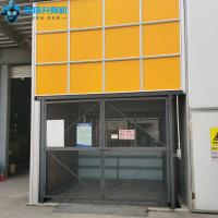 China 6m High 500kg-20000kg Yellow Industrial Indoor Goods Lift Hydraulic Cargo Elevator for sale