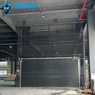 China 10m Grey Warehouse Elevator Lift 20000kgs Warehouse Goods Lift Self Customized for sale